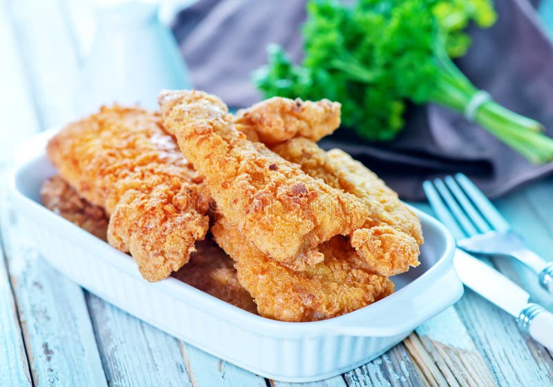 Fried fish stock image. Image of garnish, natural, nutrient - 52726981
