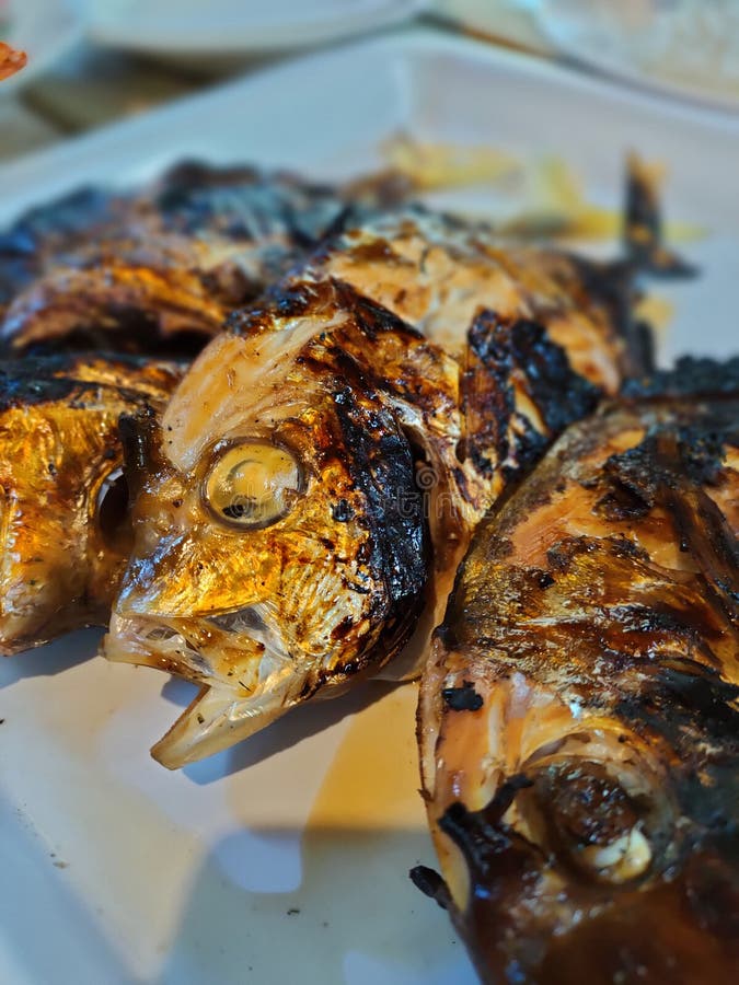 Fried fish for breakfast stock image. Image of breakfast - 221130905