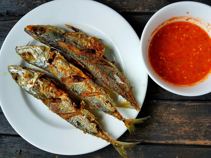Fried fish stock image. Image of malaysian, antipasti - 75511687