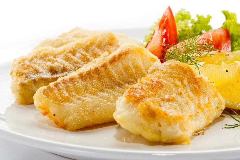 Fried fish fillet stock photo. Image of plat, healthy - 20635216