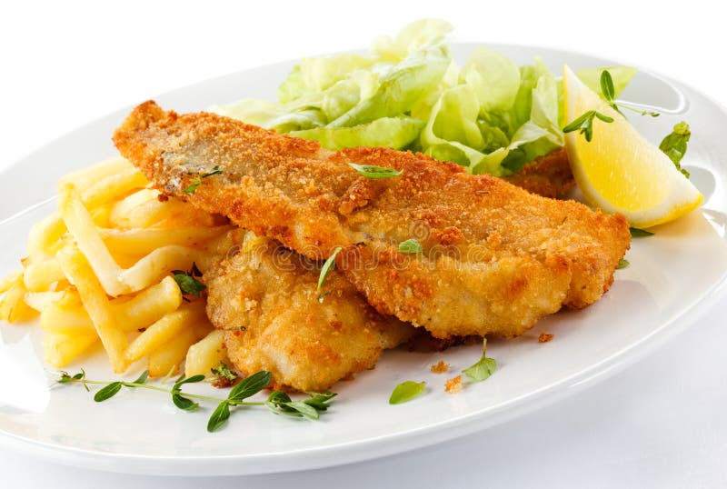Fried fish fillet stock photo. Image of appetizing, dining - 19200160