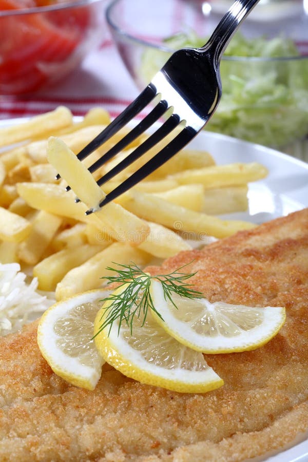 Fried fish fillets stock photo. Image of mixed, food, dish - 3661656