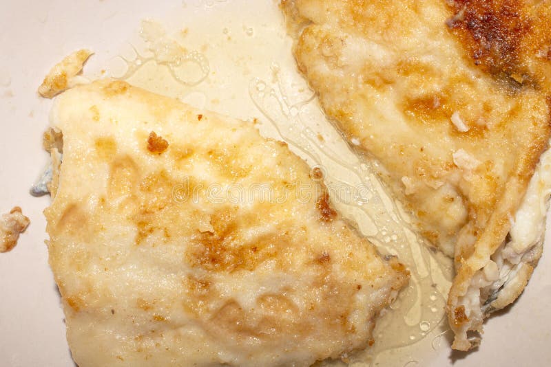 Fried Fish Flounder.Background of Fried Flounder. Stock Photo - Image ...