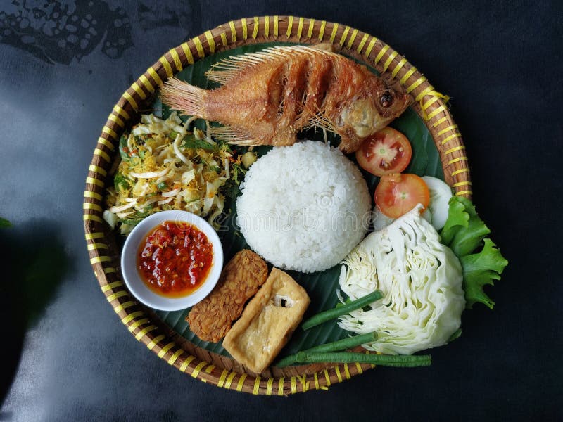 Fried fish menu stock image. Image of cuisine, vegetable - 305738701