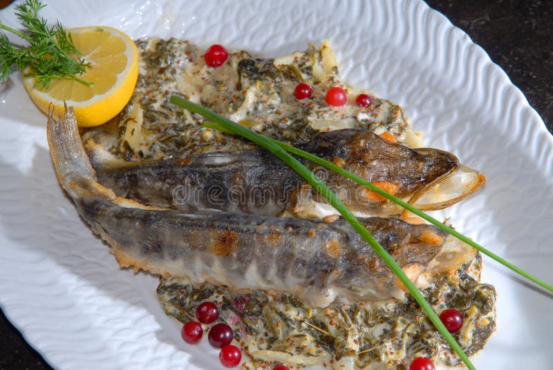 Fried fish with paste stock image. Image of fish, food - 7855119