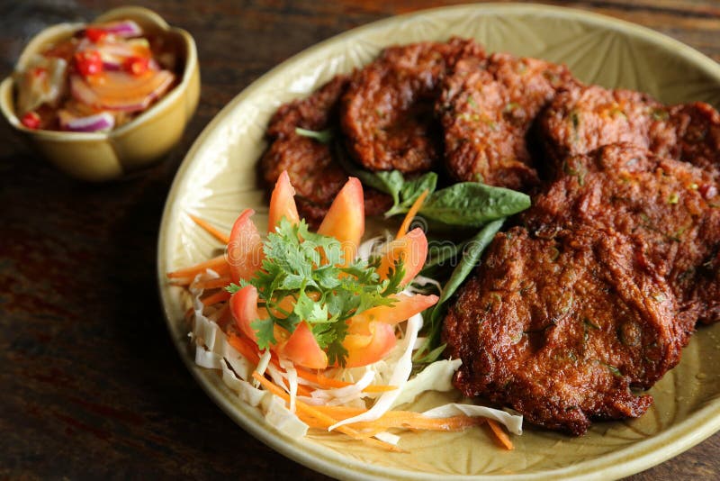 Fried fish-paste balls stock photo. Image of ball, patty - 59560574