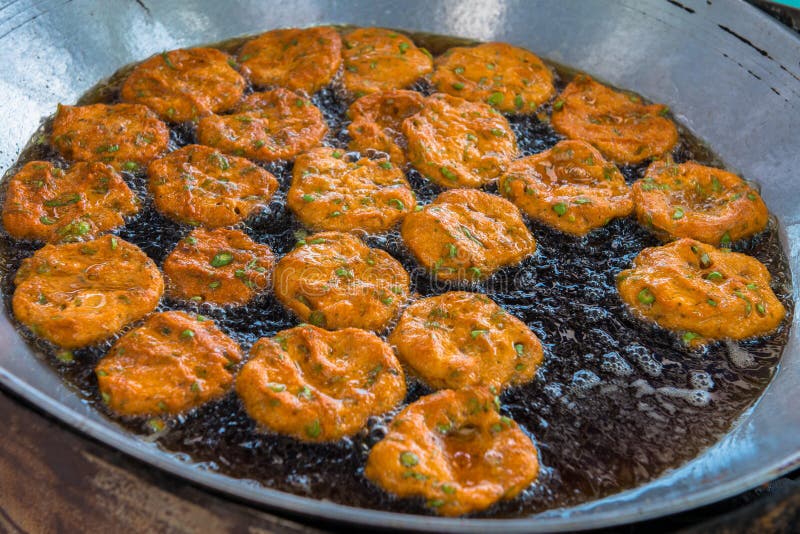 Fried fish-paste cakes stock image. Image of fish, snack - 33599725