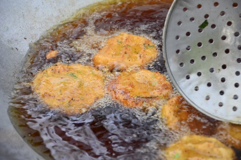 Fried fish patty stock photo. Image of salmon, patty - 34454032