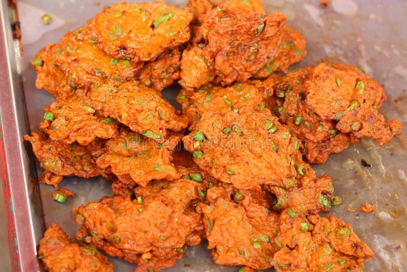 Fried Fish Patty on a Tray in the Market Stock Image - Image of food ...
