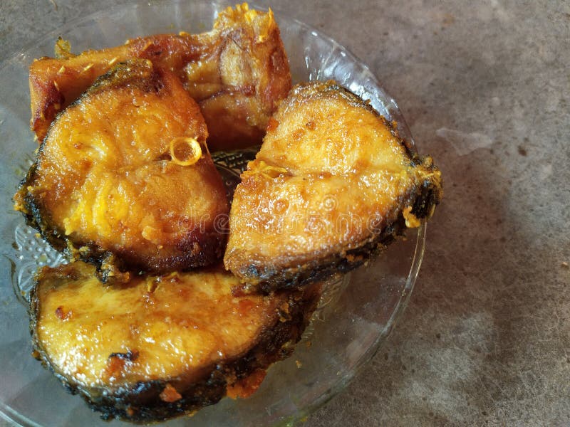 Fried fish, ready to cook. stock image. Image of isolated - 178007431