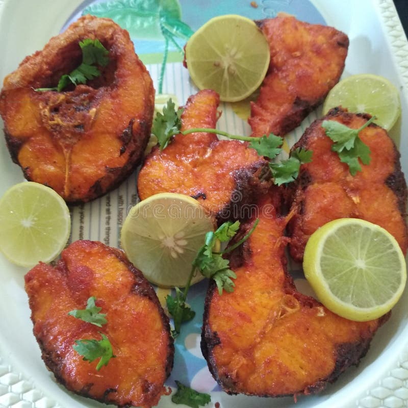 Fried fish recipe stock image. Image of home, indian - 172081889