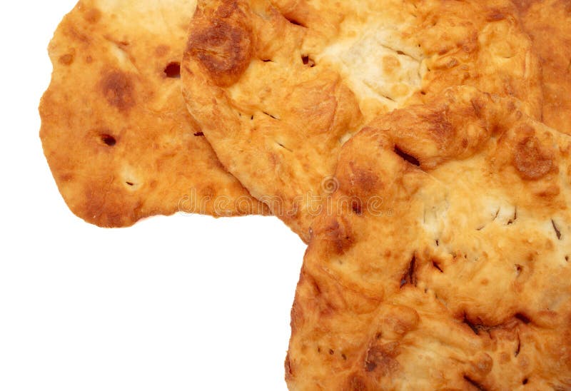 Fried Flatbread As an Abstract Background. Texture Stock Photo - Image ...