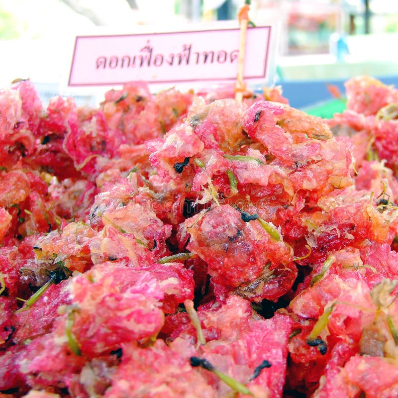 Fried flowers stock photo. Image of flower, deep, fried - 142762710