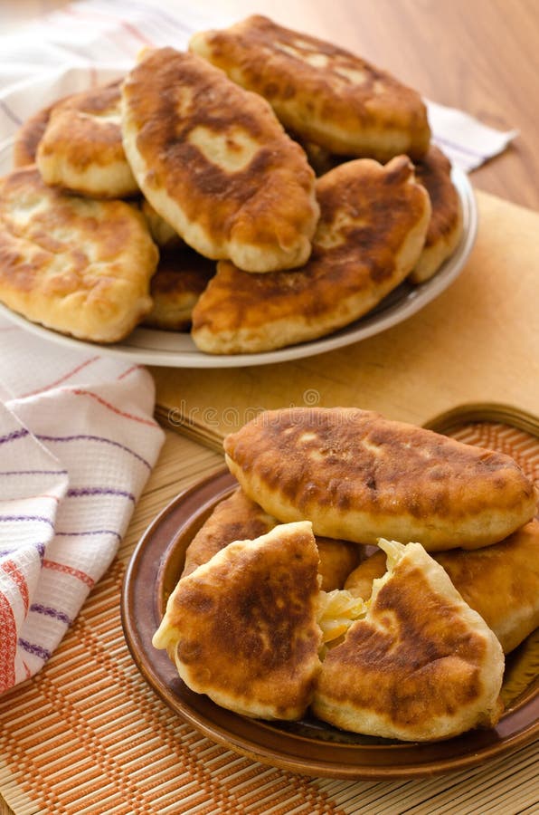 Fried fresh tasty pasties stock image. Image of homemade - 40378113