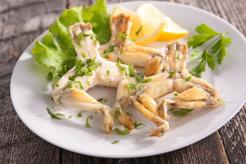 Fried frog leg stock image. Image of appetizer, food - 74220153