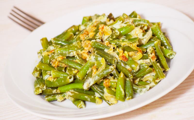 Fried green string beans stock photo. Image of asian - 55944110