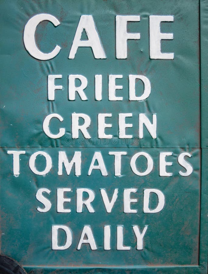 Fried Green Tomatoes Served daily Stock Image - Image of city, dish ...