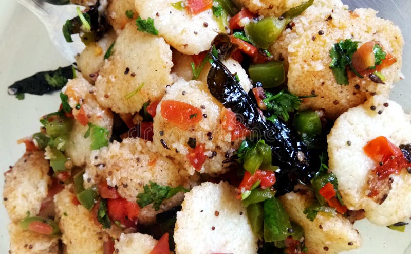 Fried Idli Food South Indian Breakfast Stock Image - Image of homemade ...
