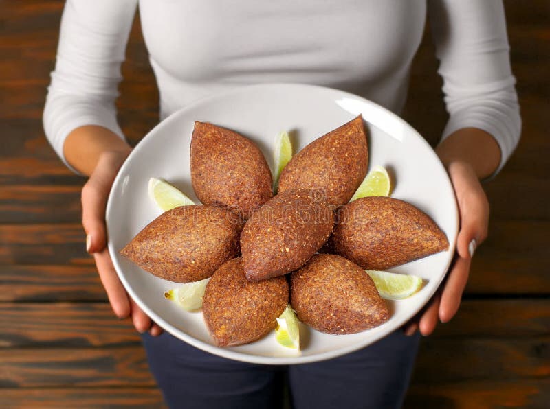 Fried Kebab, Traditional Arab Cuisine Stock Image - Image of beef ...