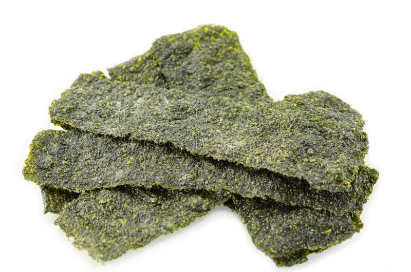 Fried Korean Style Seaweed. Stock Photo - Image of background, kelp ...