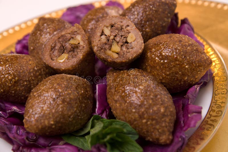 Fried Kubbeh stock image. Image of beef, fried, cabbage - 2398185