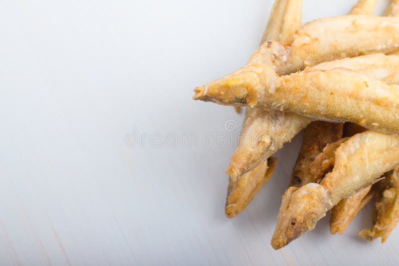 Fried ladyfish. stock photo. Image of fish, white, appetizer - 76017530