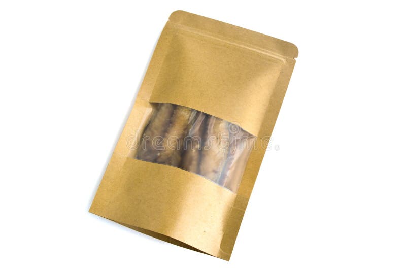 Fried Mackerel in Package on White Background 181106 0097 Stock Image ...