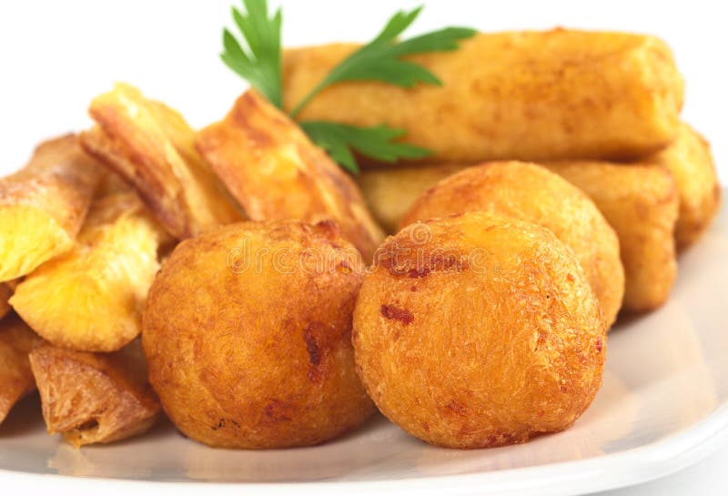 Fried Manioc Balls stock photo. Image of latin, focus - 19357962