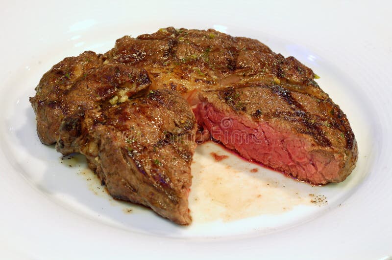 Fried meat stock photo. Image of fried, sirloin, brown - 11652198