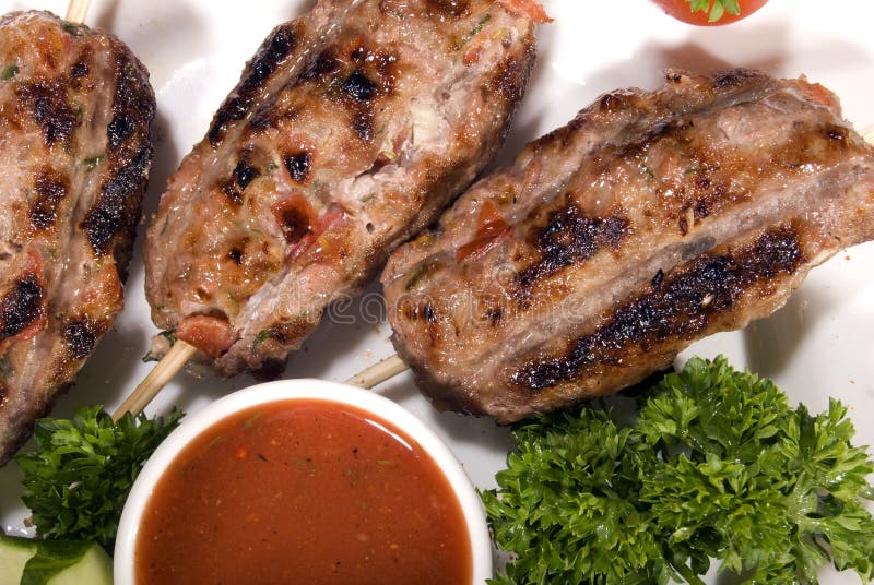 Fried meat stock photo. Image of close, boat, course - 17083168