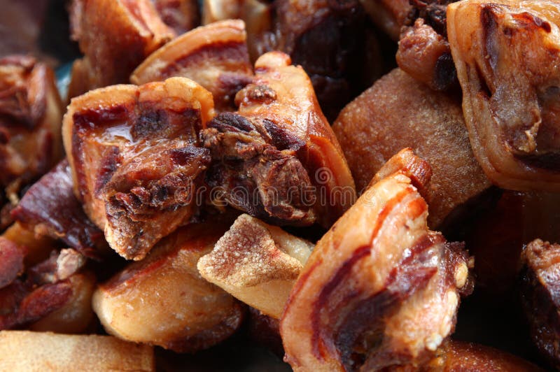 Fried Meat stock photo. Image of pork, eatable, cooked - 24367186