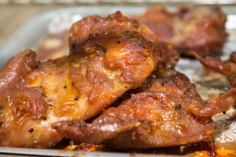 Fried meat stock photo. Image of freshnes, chicken, coal - 28577616