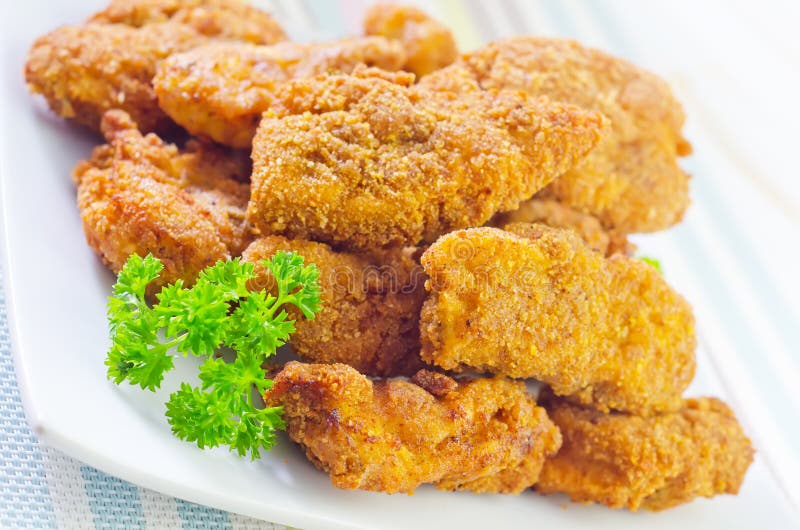 Fried meat stock image. Image of appetizer, fried, meal - 29569747