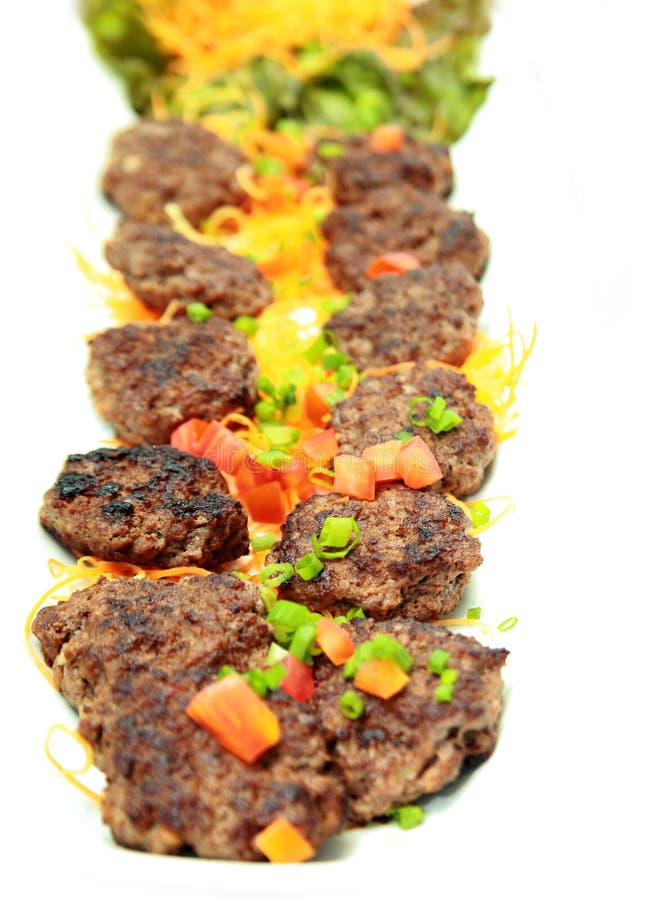 Fried meat for snack stock photo. Image of wood, cooking - 13014042