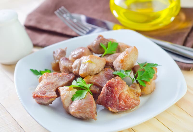 Fried meat stock photo. Image of dish, beef, color, grill - 34464904