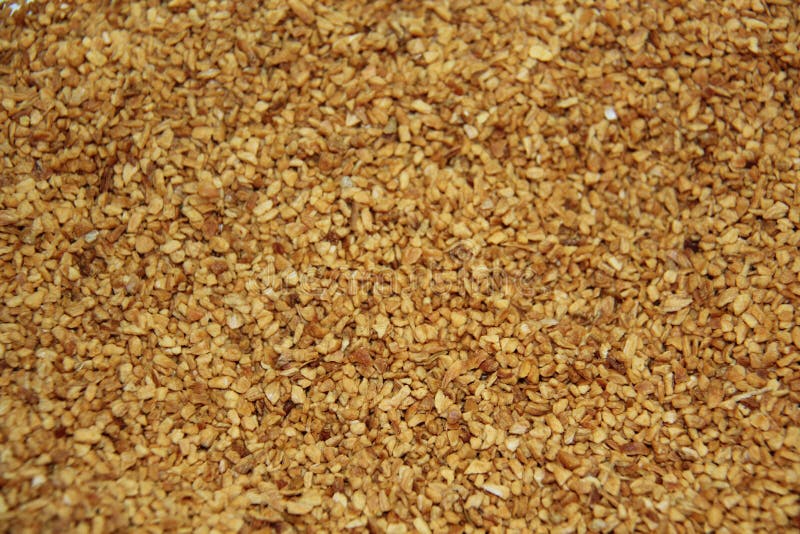 Fried Minced Garlic, Full Screen, Background. Stock Photo - Image of ...