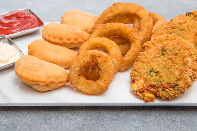 Fried mixed appetizers stock photo. Image of typical - 118281790