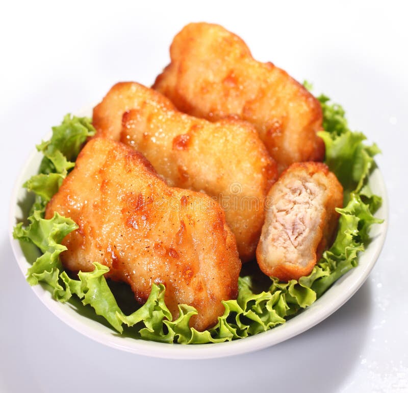 Fried nuggets stock photo. Image of delicious, meat, fried - 39423842