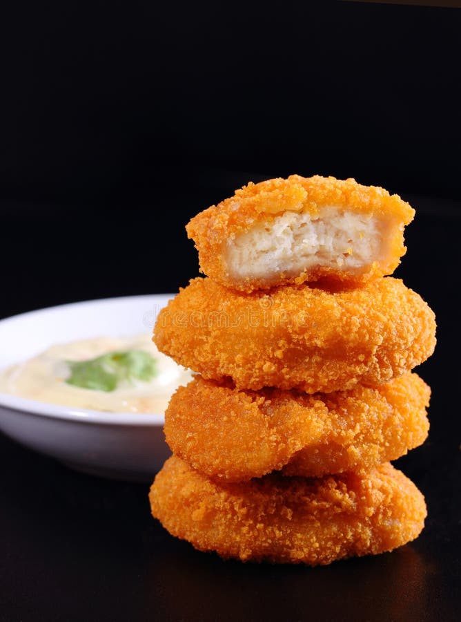 Fried nuggets stock image. Image of food, crunchy, delicious - 36775839