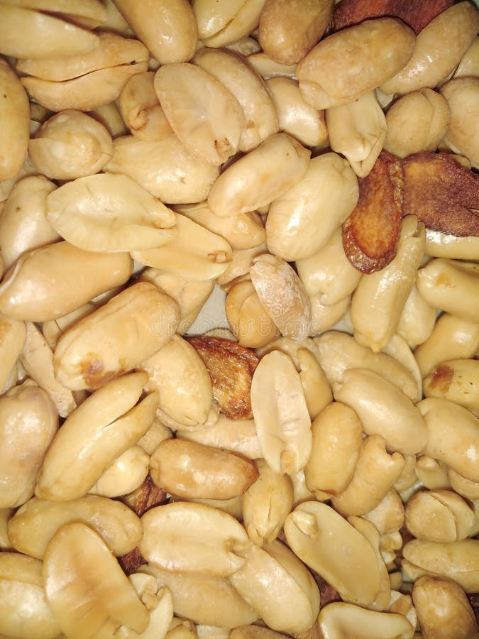 A Fried nut snack. stock photo. Image of java, beans - 227522810