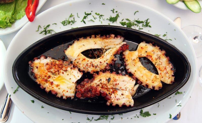 Fried octopus stock image. Image of fried, fresh, cultures - 244523853