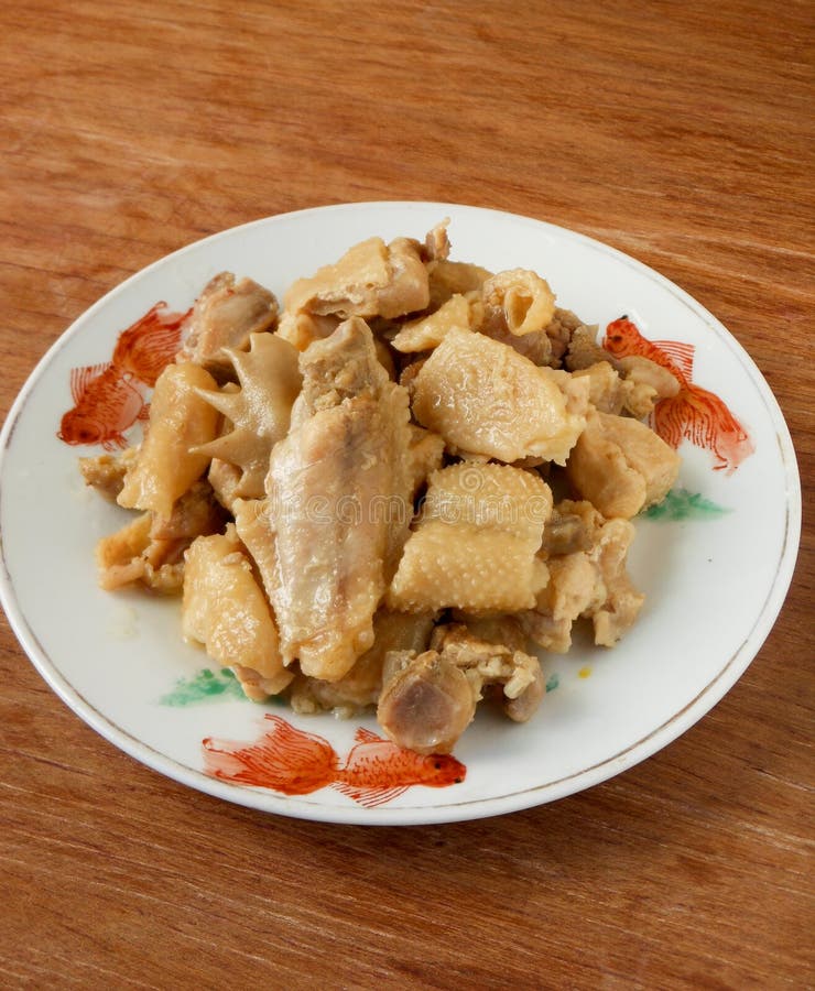 Fried Old Hen Chicken Cuisine Stock Photo - Image of cubes, nourishing ...