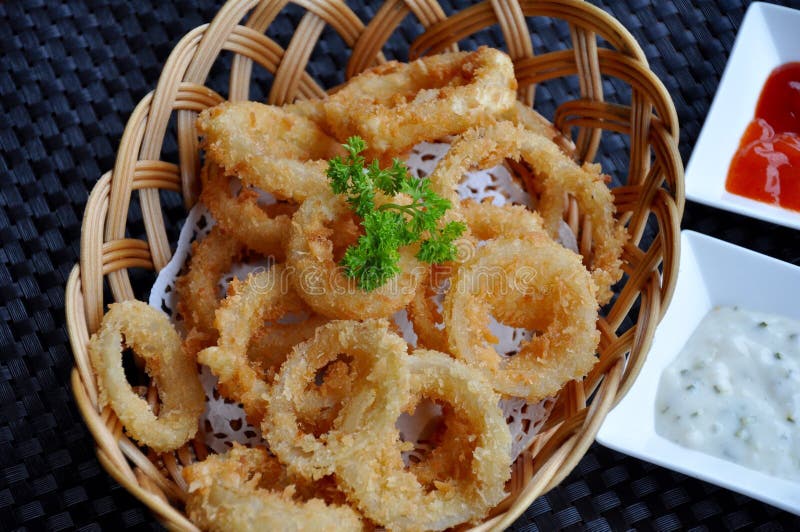 Fried Onion ring stock photo. Image of frying, cuisine - 104096384