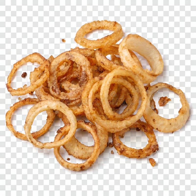 Fried Onions â€ Crispy Topping or Snack Isolated Stock Illustration ...