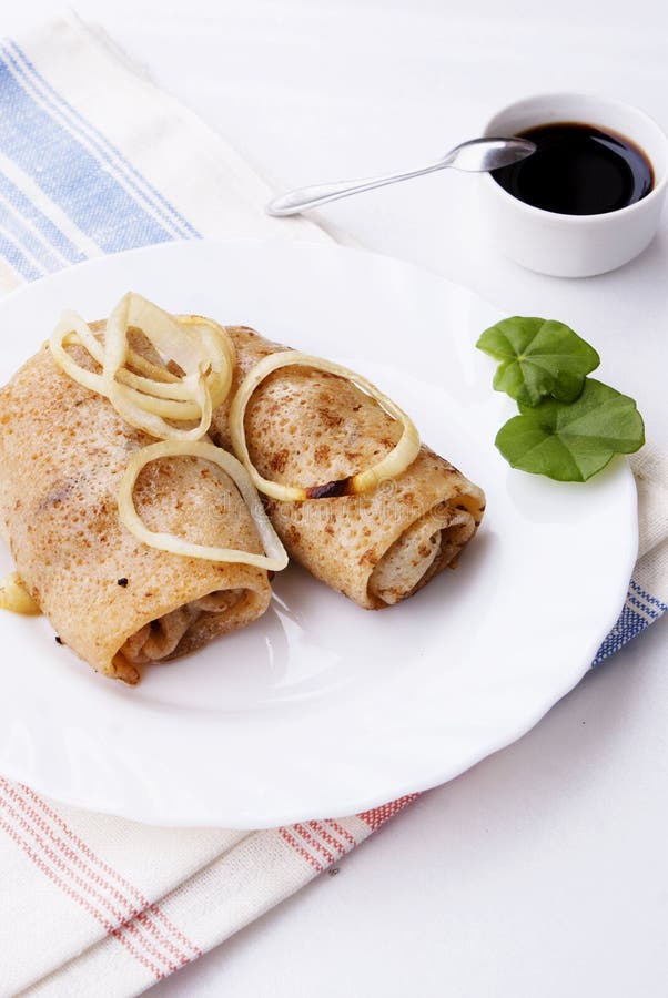 The fried pancakes stock image. Image of purple, sweet - 27138145