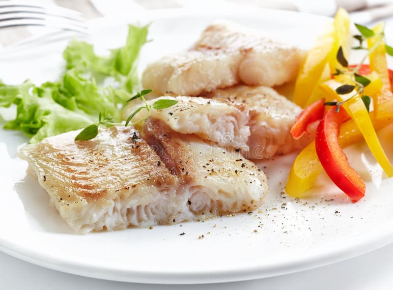 Fried Pangasius Fish Fillet Pieces Stock Photo - Image of dieting, food ...