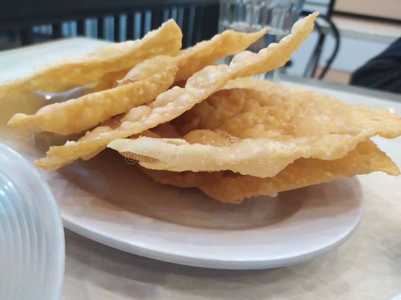 Fried Pangsit stock photo. Image of food, indonesian - 224987392