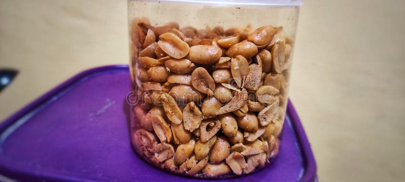 Fried Peanut Snacks in the Home Kitchen Stock Photo - Image of kitchen ...