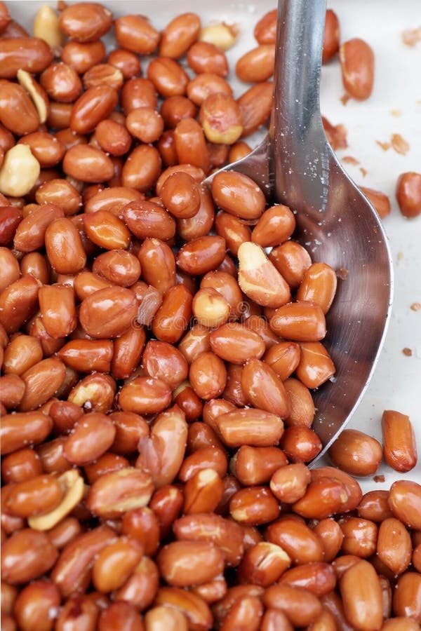 Fried peanuts stock image. Image of salt, ingredient - 27265553