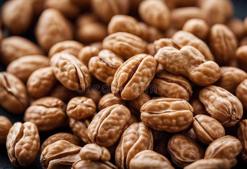 Fried peanuts stock illustration. Illustration of natural - 306344165